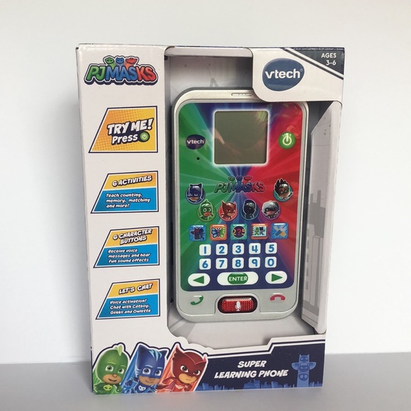 vtech | Toys | Vtech Pj Masks Super Learning Activity Phone Toy | Poshmark